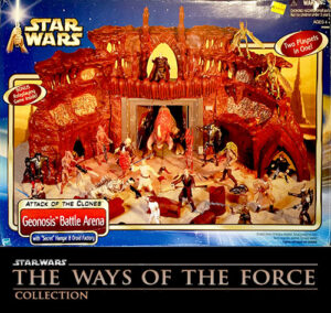 Geonosis Battle Arena with "Secret" Hangar & Droid Factory Playset ...